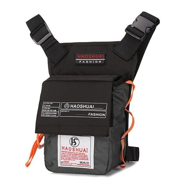 Herr Dam Nylon Drop Ben Bag Motorcykel Ridning Sport Bälte Midja Fanny ...