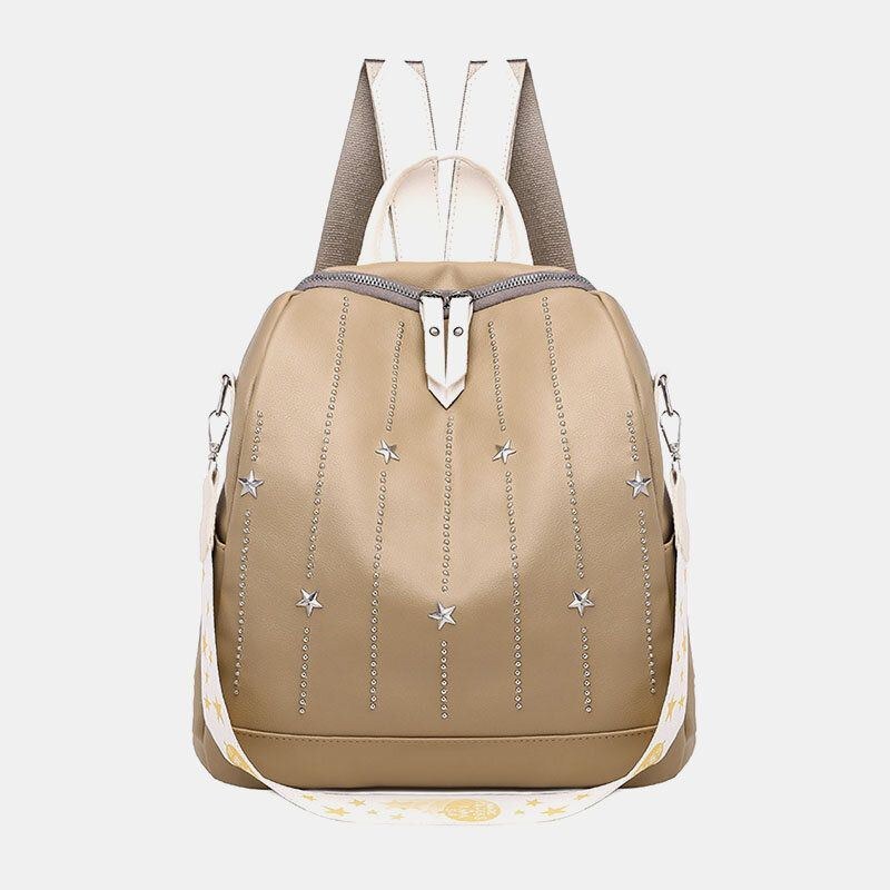 Dam Star Rivet Vattentät Multi-carry Handväska Axelväska Ryggsäck ...